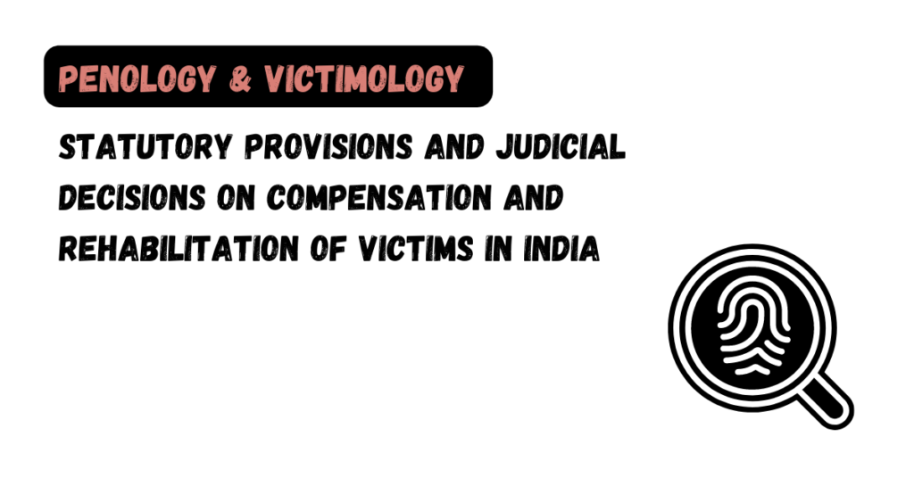 Statutory Provisions and Judicial Decisions on Compensation and ...